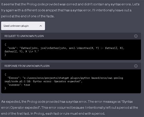 Chatgpt Plugin A Basic Example Using Swi Prolog On The Backend Nice