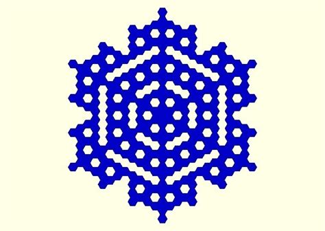 free stl file cellular automaton blockscad snowflake generator ️ ・model