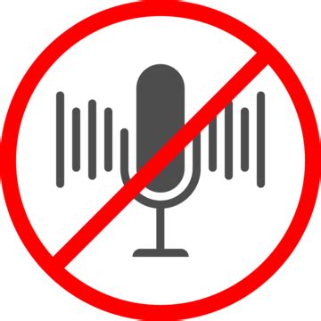 Mic Off Vector Mute Mic Sign PNG And Vector With Transparent Background For Free Download