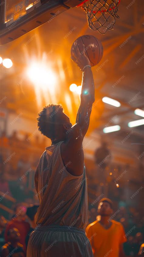 Premium Photo Nba Threepoint Challenge Intense Game Moment