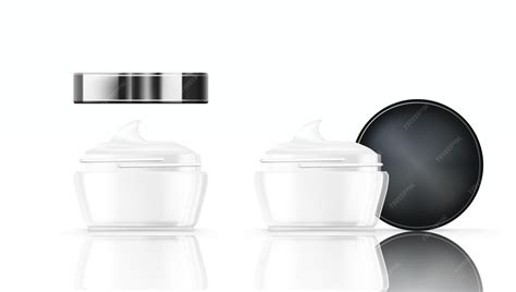 Premium Vector White Cream Jar Skin Care Product Package