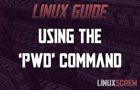 Using The Pwd Command In Linux With Examples