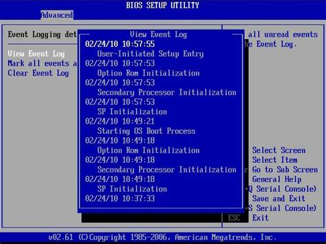 View Event Logs Sun Netra X4270 Server