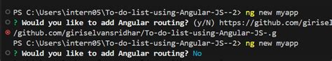 Whats The Meaning Of Routing Here While Creating Angular Project Rangular