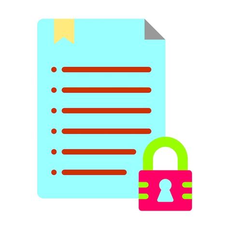 Premium Vector File Encryption Icon Style