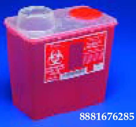 CONTAINER SHARPS RED 8QT 20 CS New Hampshire Medical Supply