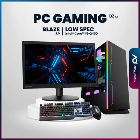 Jual Komputer Full Set Murah Intel Core I HDD GB RAM GB VGA GB DDR Monitor LED Inch