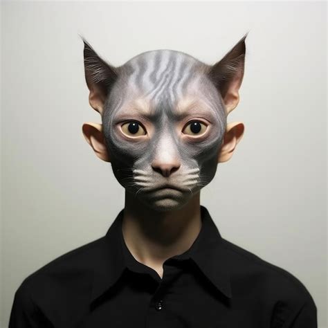 Anthropomorphic Cat With Human Face Images Free Download On Freepik