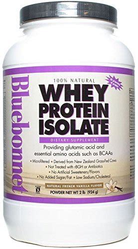 Bluebonnet Nutrition 100 Natural Whey Protein Isolate Powder French