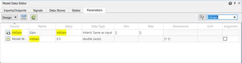 Configure A Model Parameter As A Global Variable For Tuning During Run