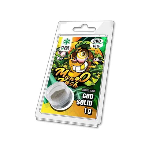 Solid 10 Cbd Mango Kush 1g Cbd And Cbg Solids Plantoflife