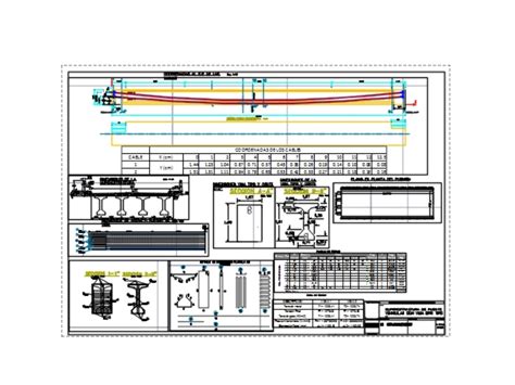 Post Tensioned Beam Bridge Design In Dwg 1 61 Mb Cad Library