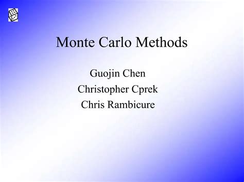 Ppt Monte Carlo Methods Powerpoint Presentation Free Download Id
