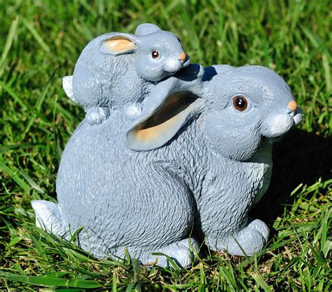 ᐉ Садова фігура Зайчиха з зайченям 388 • Краща ціна в Києві Україні