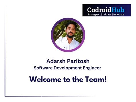 Codroidhub Pvt Ltd On Linkedin Newemployee Newbeginnings Goodluck Softwaredeveloper