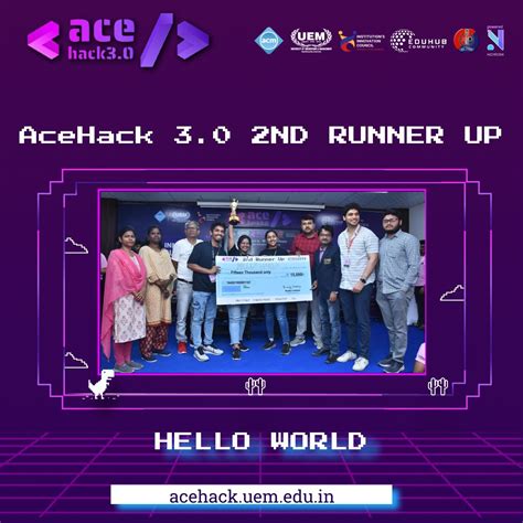 Acehack 3 0 On Linkedin Acehack Hackathon