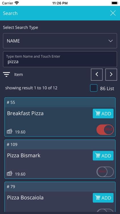 Infogenesis Pos Terminal By Agilysys Nv Llc