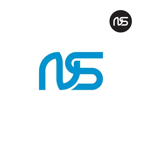 Letter Ns Monogram Logo Design 25752549 Vector Art At Vecteezy