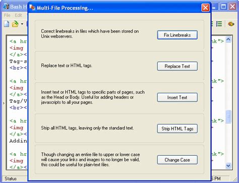 Bash Software Bash HTML Editor
