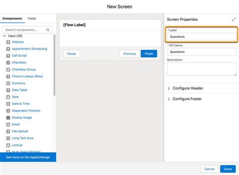 Build A Screen Flow Salesforce Trailhead