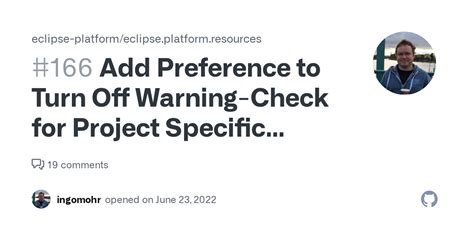 Add Preference To Turn Off Warning Check For Project Specific Encoding