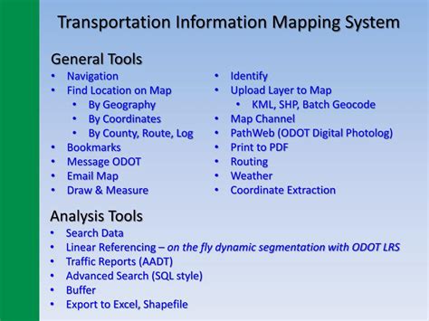 Ppt Transportation Information Mapping System Powerpoint Presentation Id 2577559