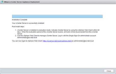 Lab Deploy Vcsa With Embedded Platform Services Controller