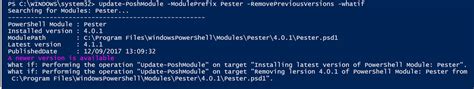 Powershell Script Update Poshmodule Anything About It
