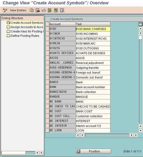 Define Posting Rules For Bank Transactions