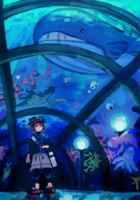 Nate Luvdisc Wailord Mantine Frillish And 2 More Pokemon And 1 More Drawn By Shichibee