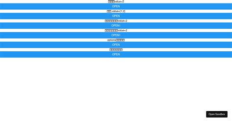 Actionsheet Codesandbox