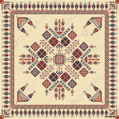 Tatreez Pattern 26 Stock Vector 5346710 Crushpixel