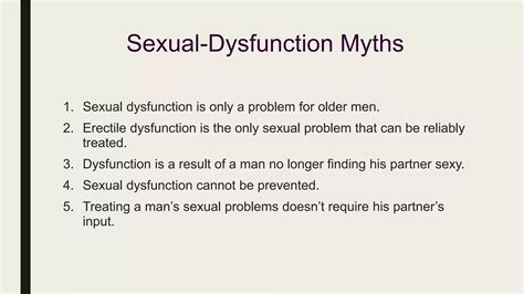 Sexual Dysfunctions Pptx