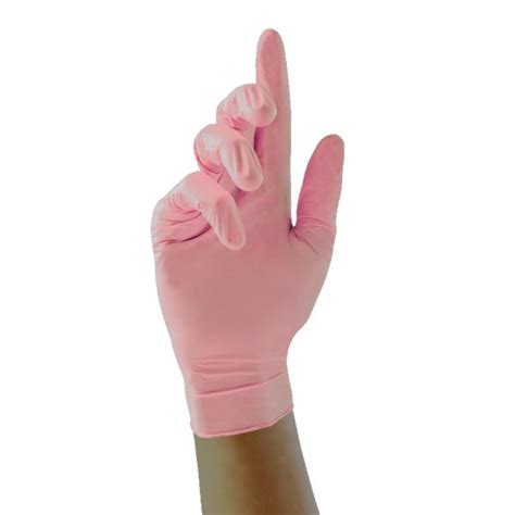 Nitrile Gloves Pink The Warehouse Online