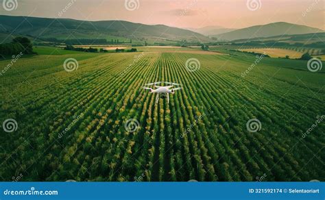 Uav Mapping Of Agricultural Land Stock Illustration Illustration Of Topography Drones 321592174