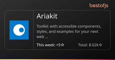 Best Of Js • Ariakit