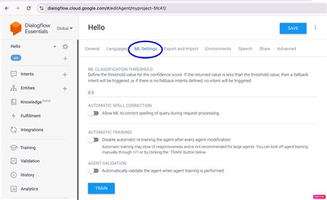 Dialogflow Training