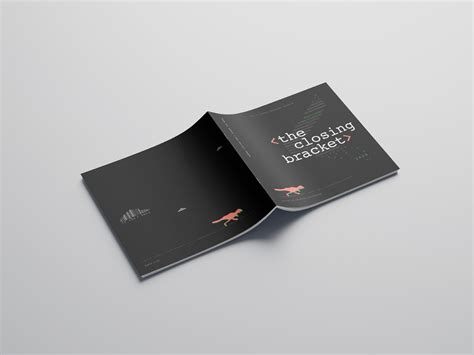 the closing bracket publication design on behance