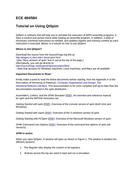 PDF QtSpim Tutorial Pdf DOKUMEN TIPS