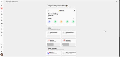 🌻 Lovelace Ui • Minimalist Page 85 Dashboards And Frontend Home