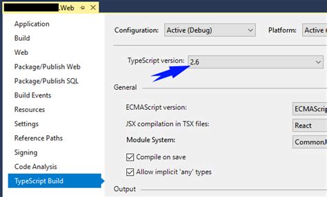In TeamCity How Do I Install The Right TypeScript Library To Match My Visual Studio
