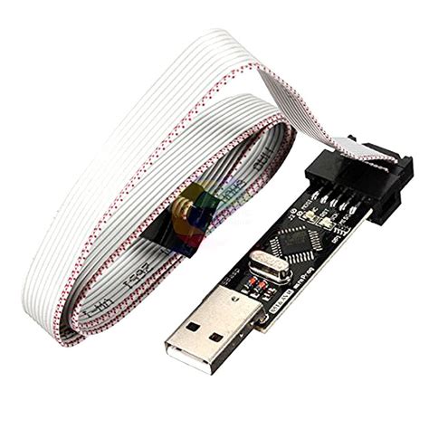 Buy USBASP USBISP V V AVR Downloader Programmer ATMEGA ATMEGA With JTAG Cable Online