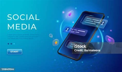 채팅 및 통신 개념 3d 좋아요 및 메시지 아이콘이 있는 전화 스마트폰 애플리케이션 소셜 미디어 일러스트 3차원 형태에 대한 스톡 벡터 아트 및 기타 이미지 Istock