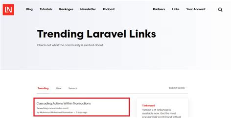 Laravel News Cascading Actions In Transactions Mahmoud Ramadan