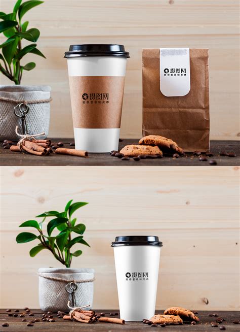 커피 컵 포장 목업mockup 디스플레이 이미지 사진 400620861 무료 다운로드