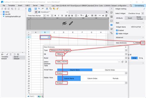 Report Checkbox Group Widget Finereport Help Document
