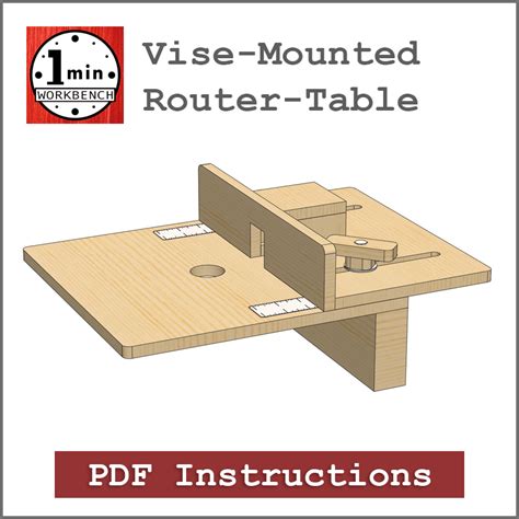 Vise Mounted Router Table Router Table Diy Router Diy Router Table