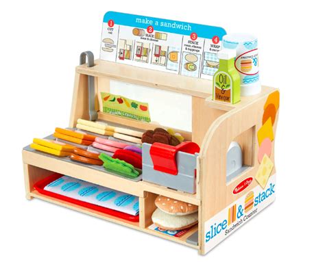 Melissa And Doug Slice And Stack Sandwich Frisco Feeding And Speech Therapy