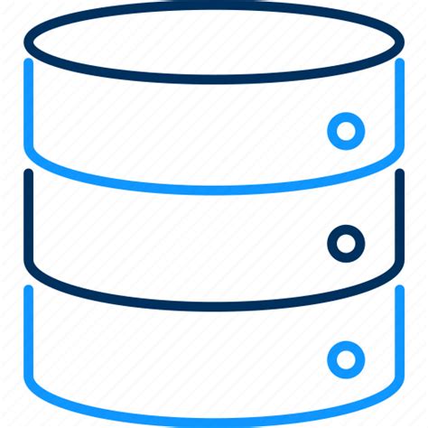 Database Server Storage Technology Network Internet Data Icon