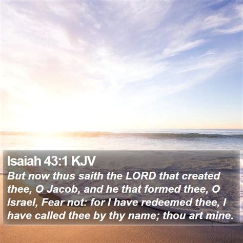 Isaiah 431 Kjv Bible Verse Images